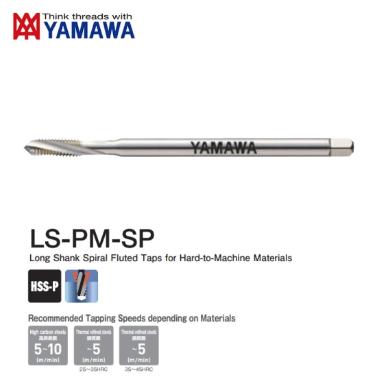 Mũi taro YAMAWA xoắn LS-PM-SP P3 L-150 M8x1.25 (SY8.0NRDPBG) chính hãng ...